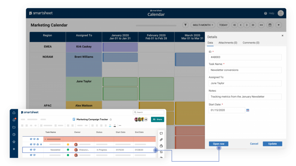 Dynamic View | Smartsheet | Prime Consulting