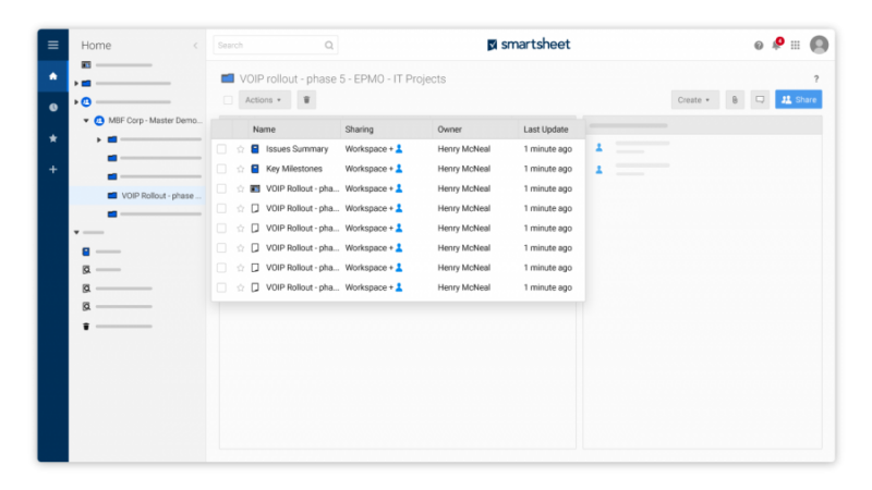 Smartsheet Control Center | Prime Consulting